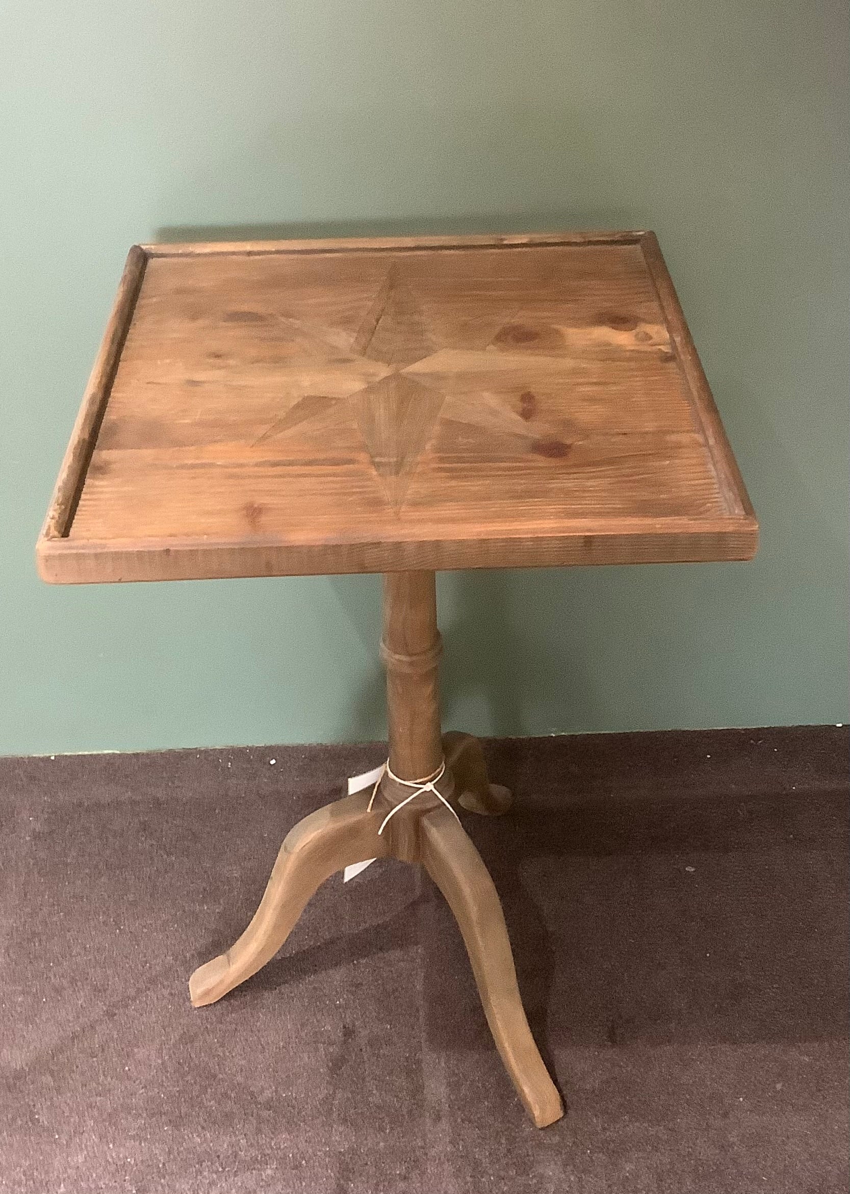 Wooden Side Table – Inside Out Design