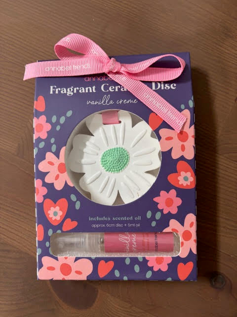 Ceramic Fragrance Discs - Vanilla Creme – Inside Out Design